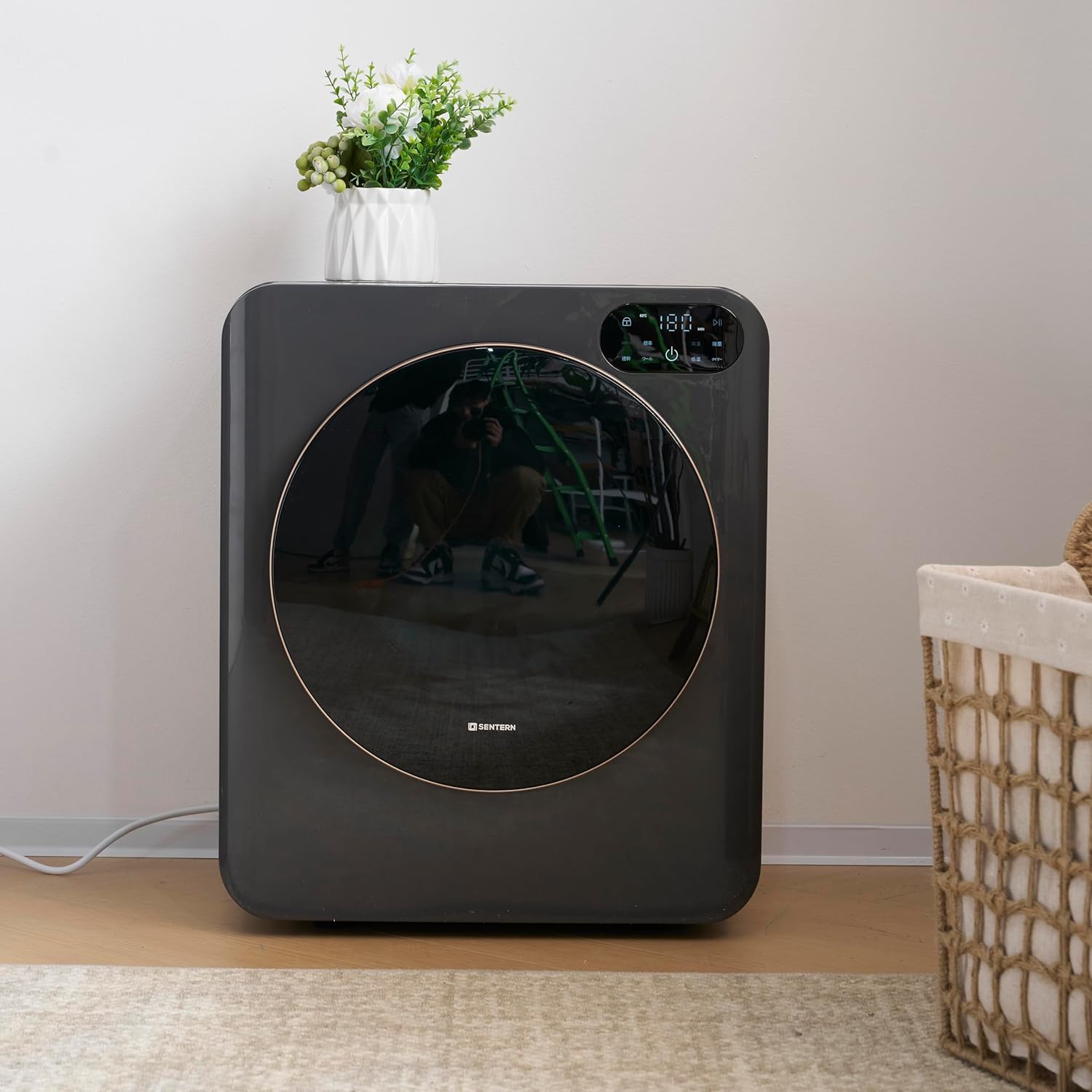 Amazon | OSJ 衣類乾燥機 乾燥機 3キロ 衣類 小型 ドラム 家庭用 ウール 自動モード タッチパネル コンパクト タイマー 梅雨対策 湿気対策 花粉対策 家庭用 一人暮らし ...