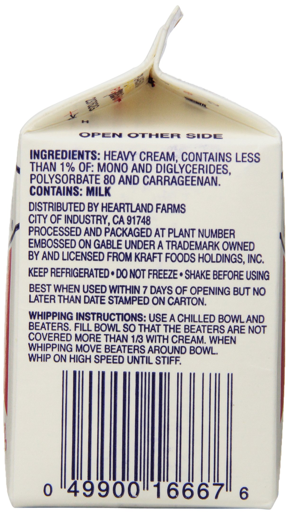 Buy Knudsen Heavy Whipping Cream - 1 Pint Online at desertcart INDIA