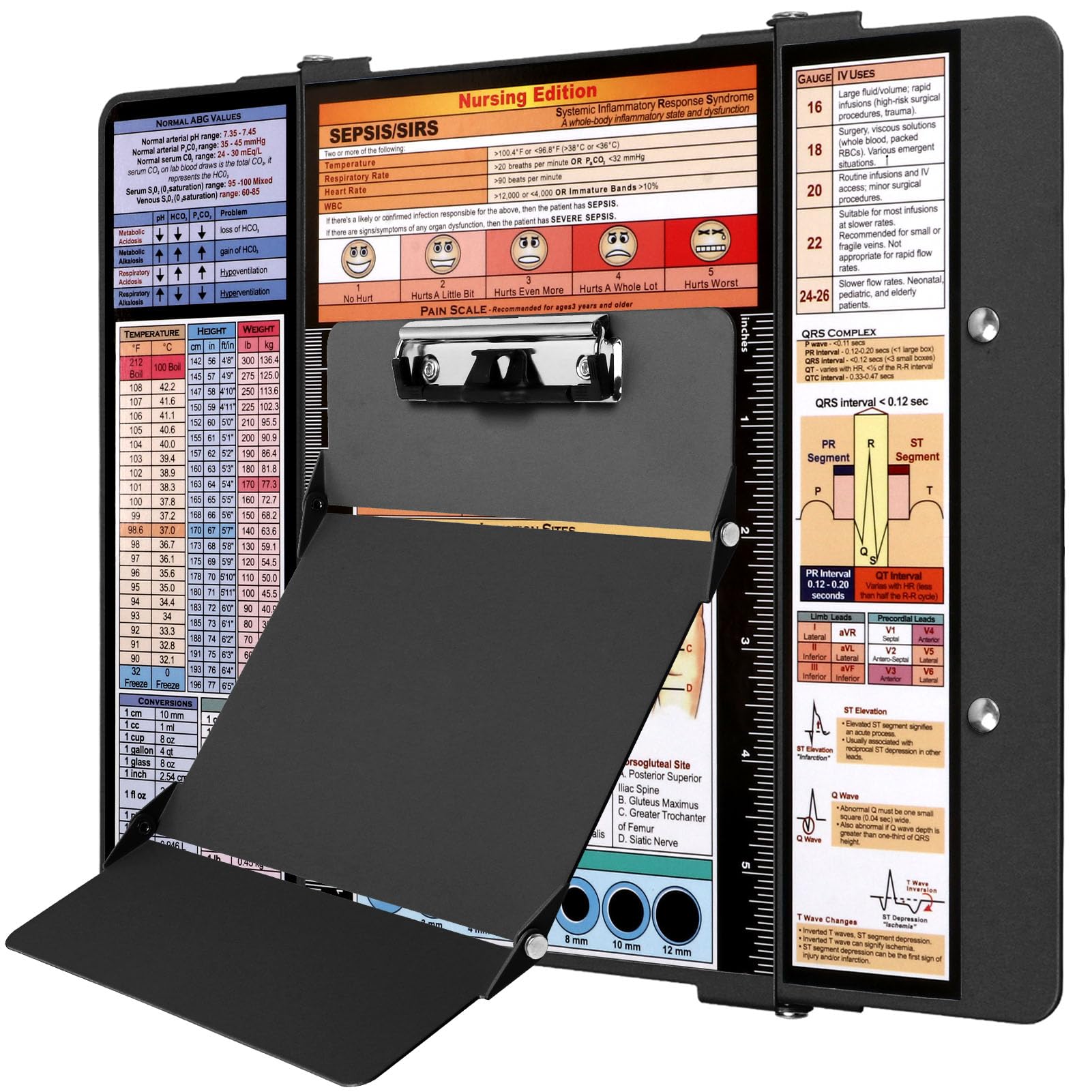 Snapklik.com : Nursing Clipboard Foldable,Nurse Clipboard 3 Layers ...