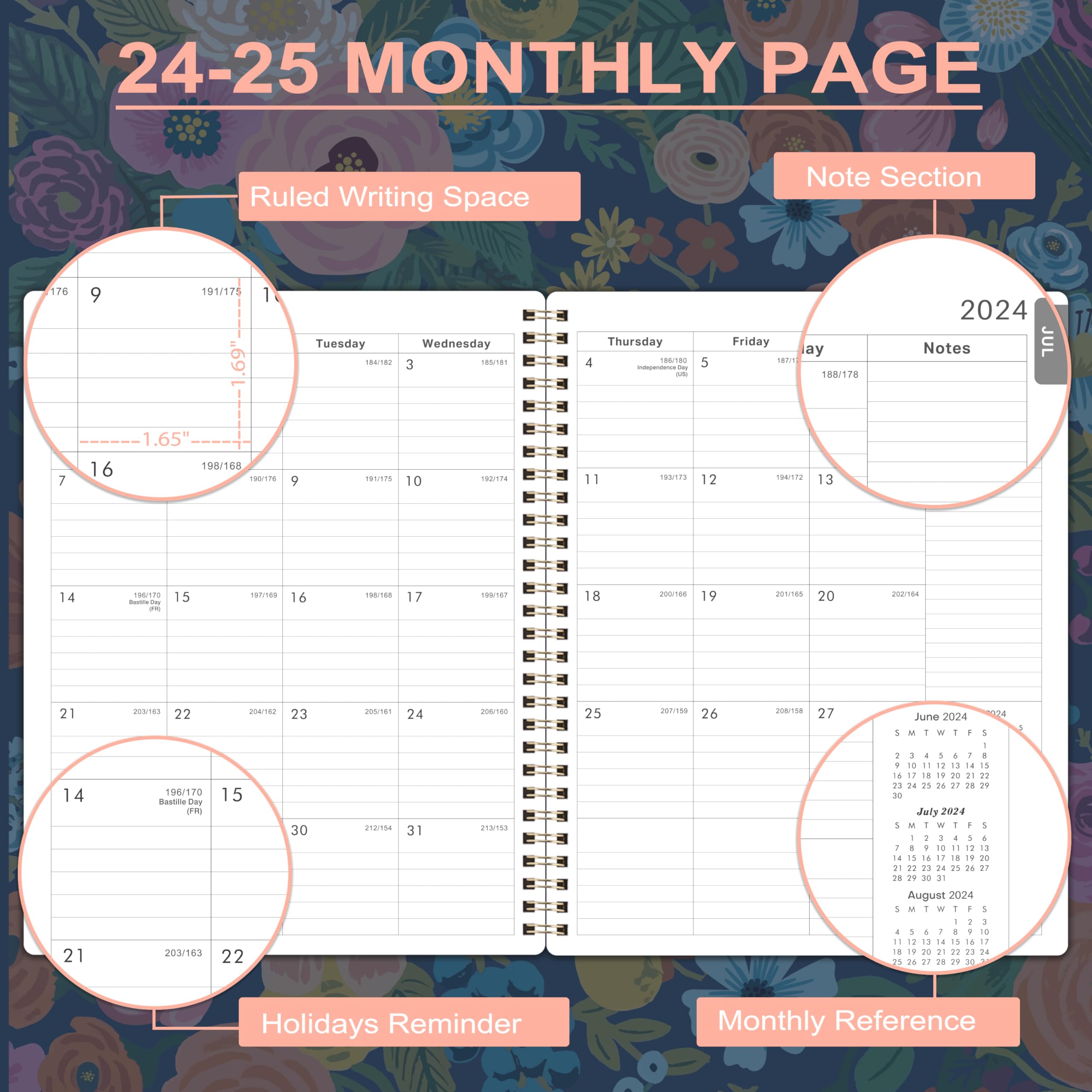 Snapklik.com : Planner 2024-2025 - Academic Planner 2024-2025, Jul 2024 ...