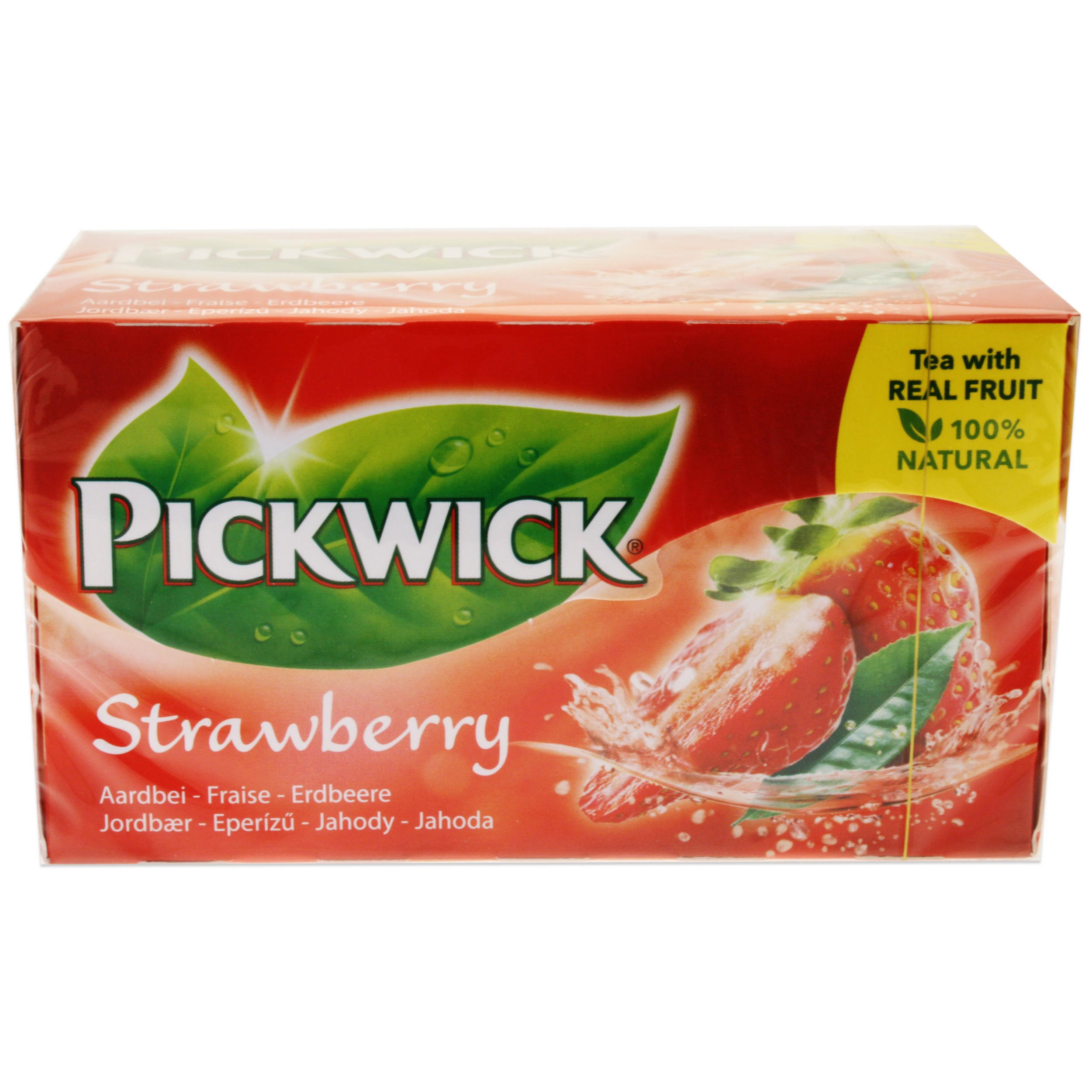 Pickwick Tea Strawberry, Flavoured Black Tea, 20 Tea Bags : Amazon.co ...