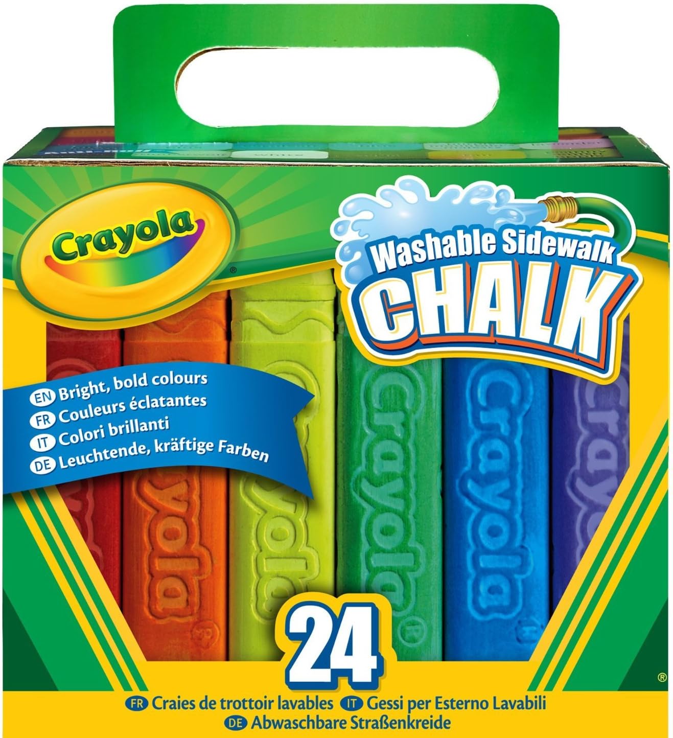 Amazon.com: Crayola Washable Sidewalk Chalk - Ultimate 64 Pack : Toys ...