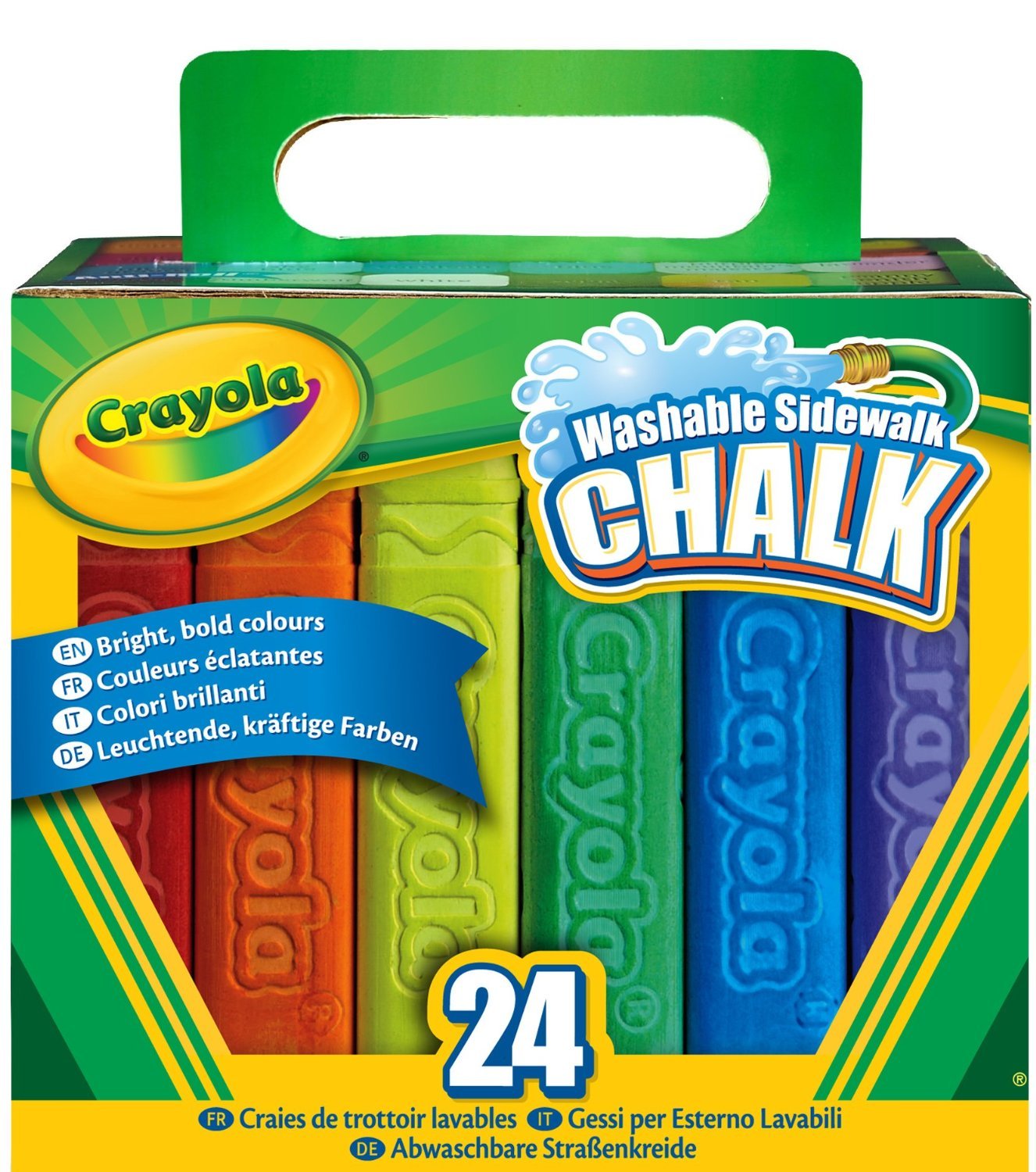 Amazon.com: Cray24CT Sidewalk Chalk, Pack of 2 : Office Products