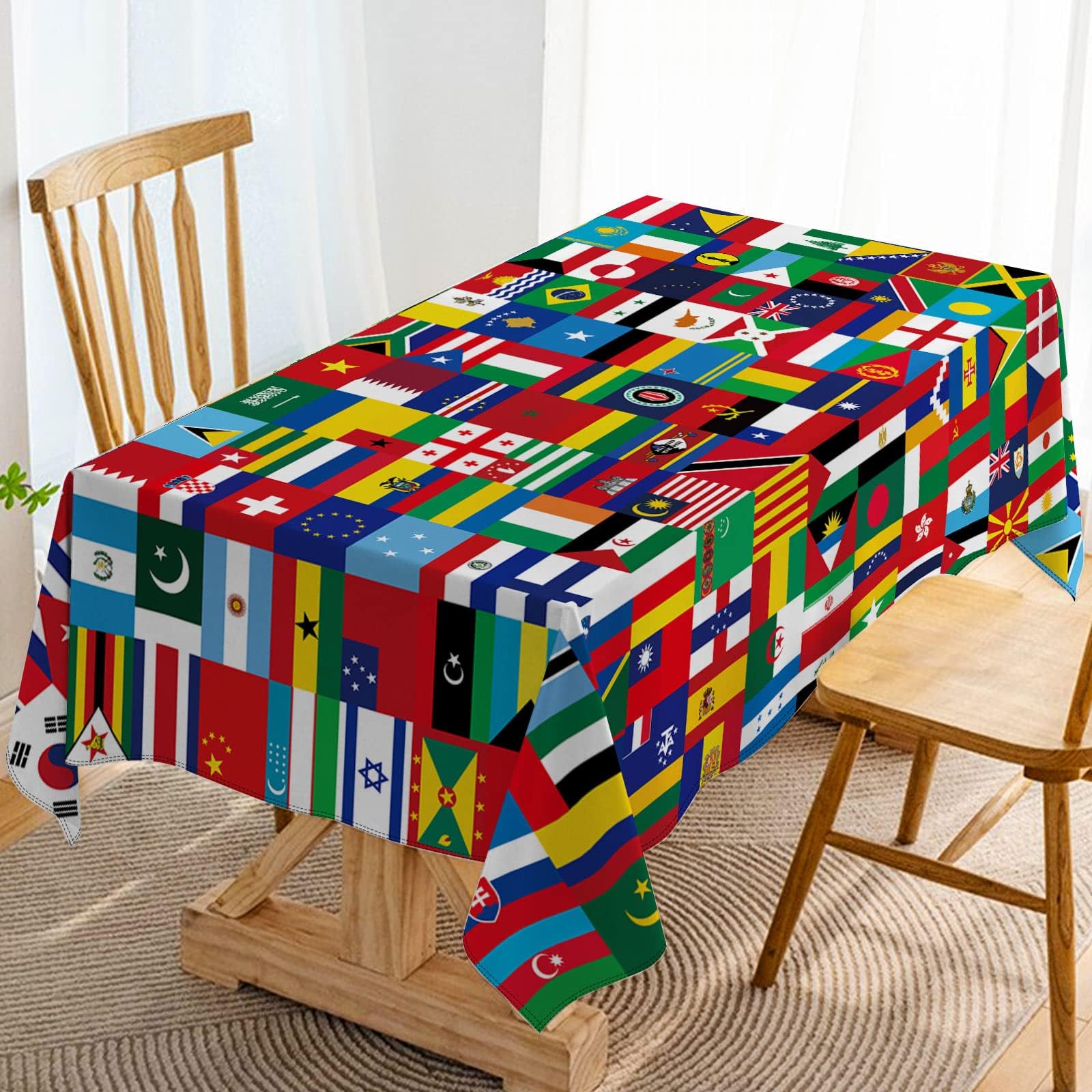 Amazon.com: Beistle International Flag Tablecovers, Rectangular ...