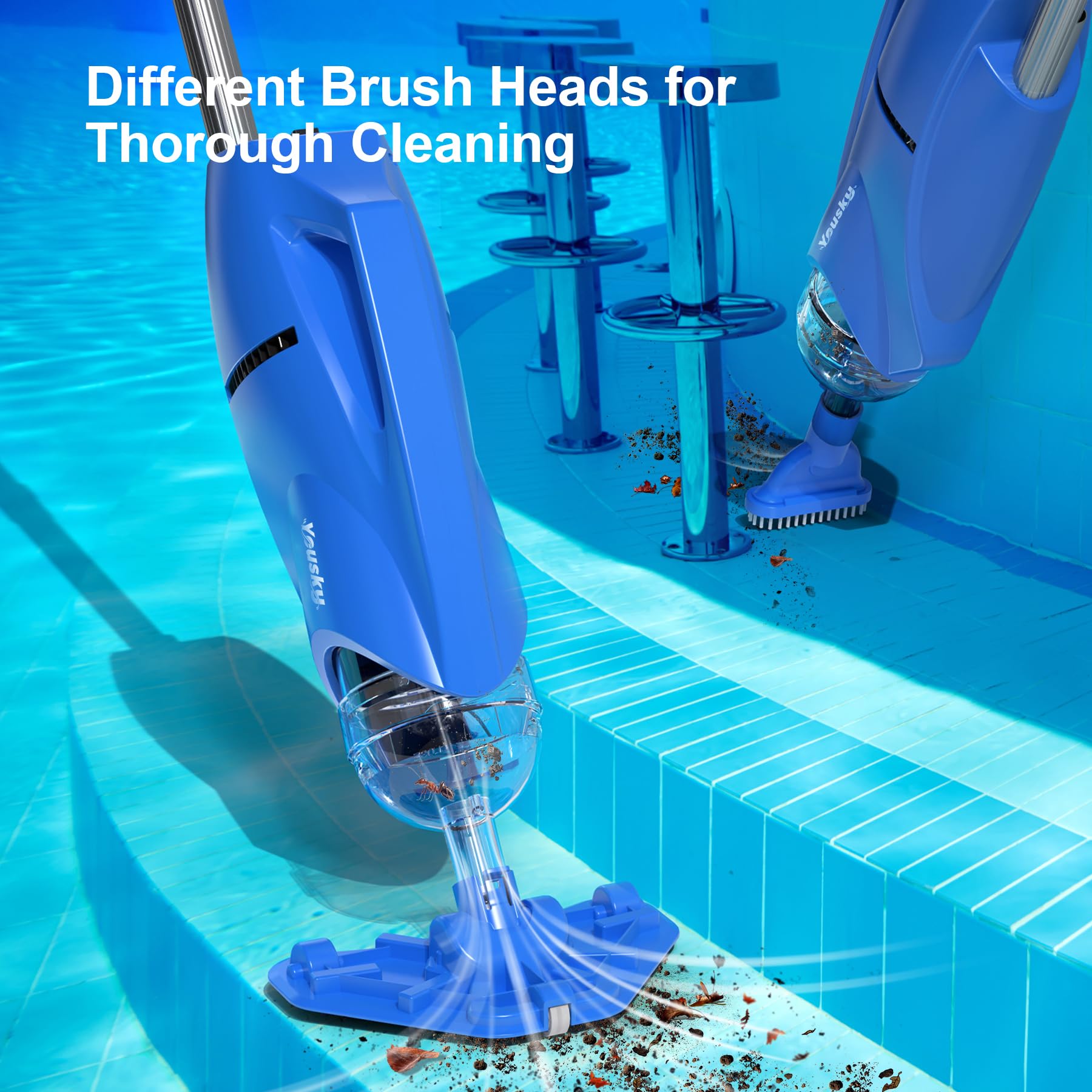 Snapklik.com : Cordless Pool Vacuum For Inground & Above Ground Pools ...