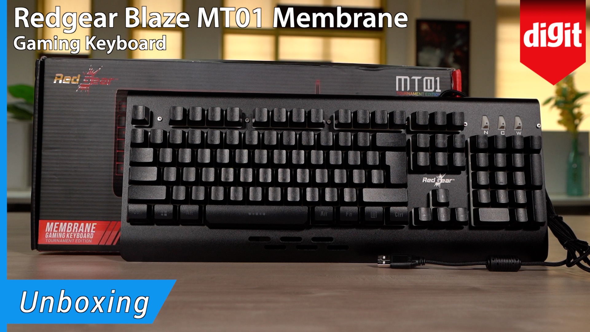Watch Redgear Blaze MT01 Membrane Gaming Keyboard Unboxing on Amazon Live