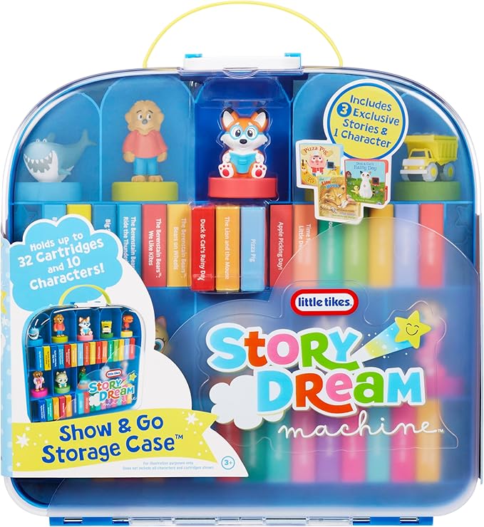 Little Tikes Story Dream Machine Show & Go Storage Case, Storytime ...