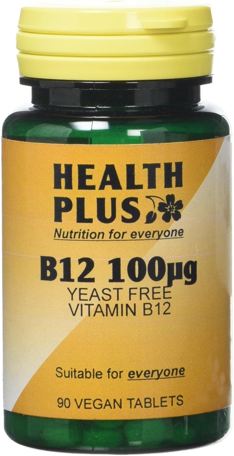 Health Plus B12 100µg Vitamin B Supplement - 2 X Packs Of 90 Tablets ...