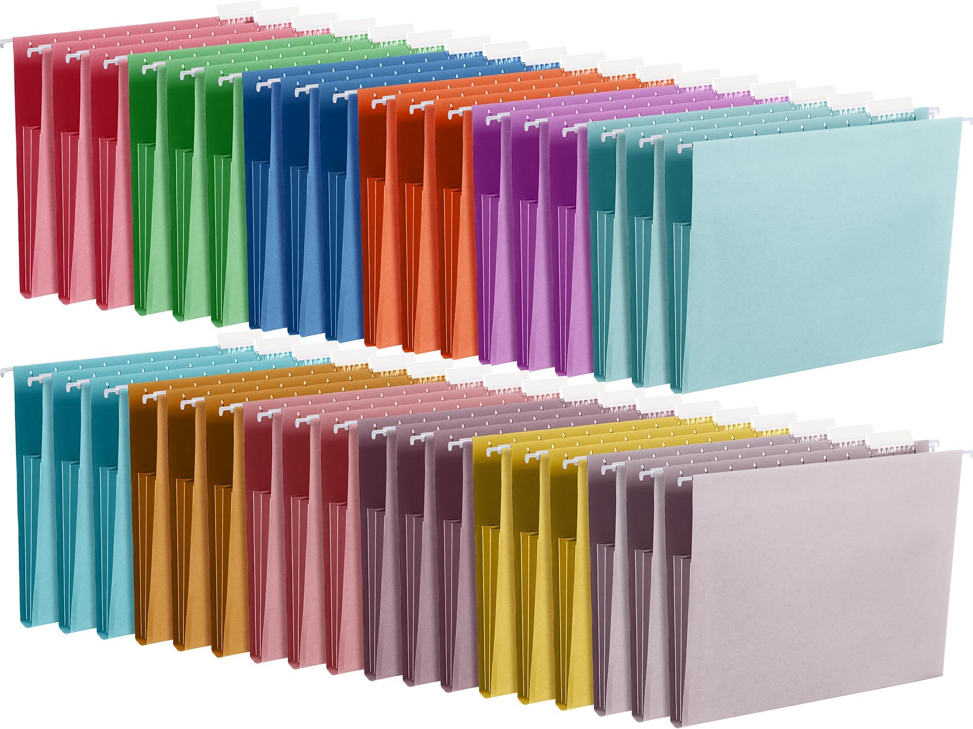 Amazon.com : Yaomiao 36 Pcs Hanging File Folders Letter Size File ...