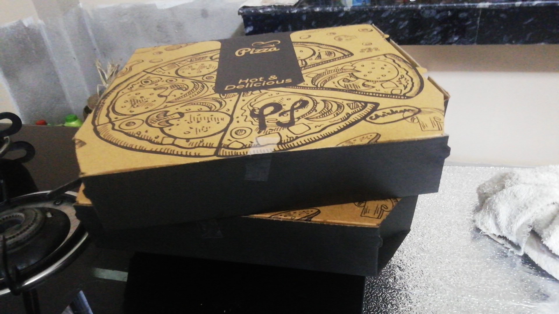 Rokoo Cavani Hozon Packaging By Pizza box (Pack of 50 boxes) Corrugated ...