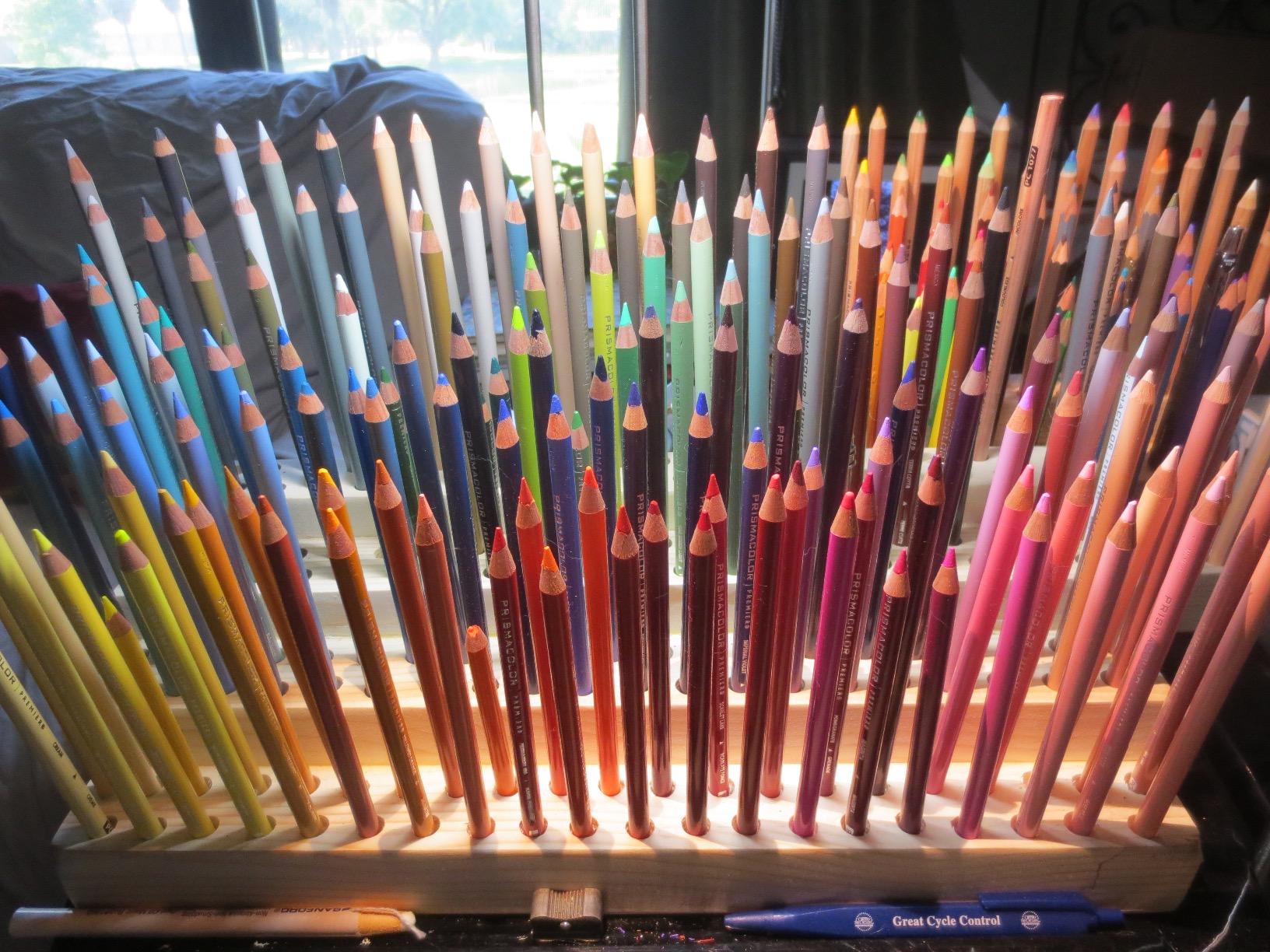 Amazon.com: Colored Pencil Drawing Artists Time Saver Organizer 60 ...