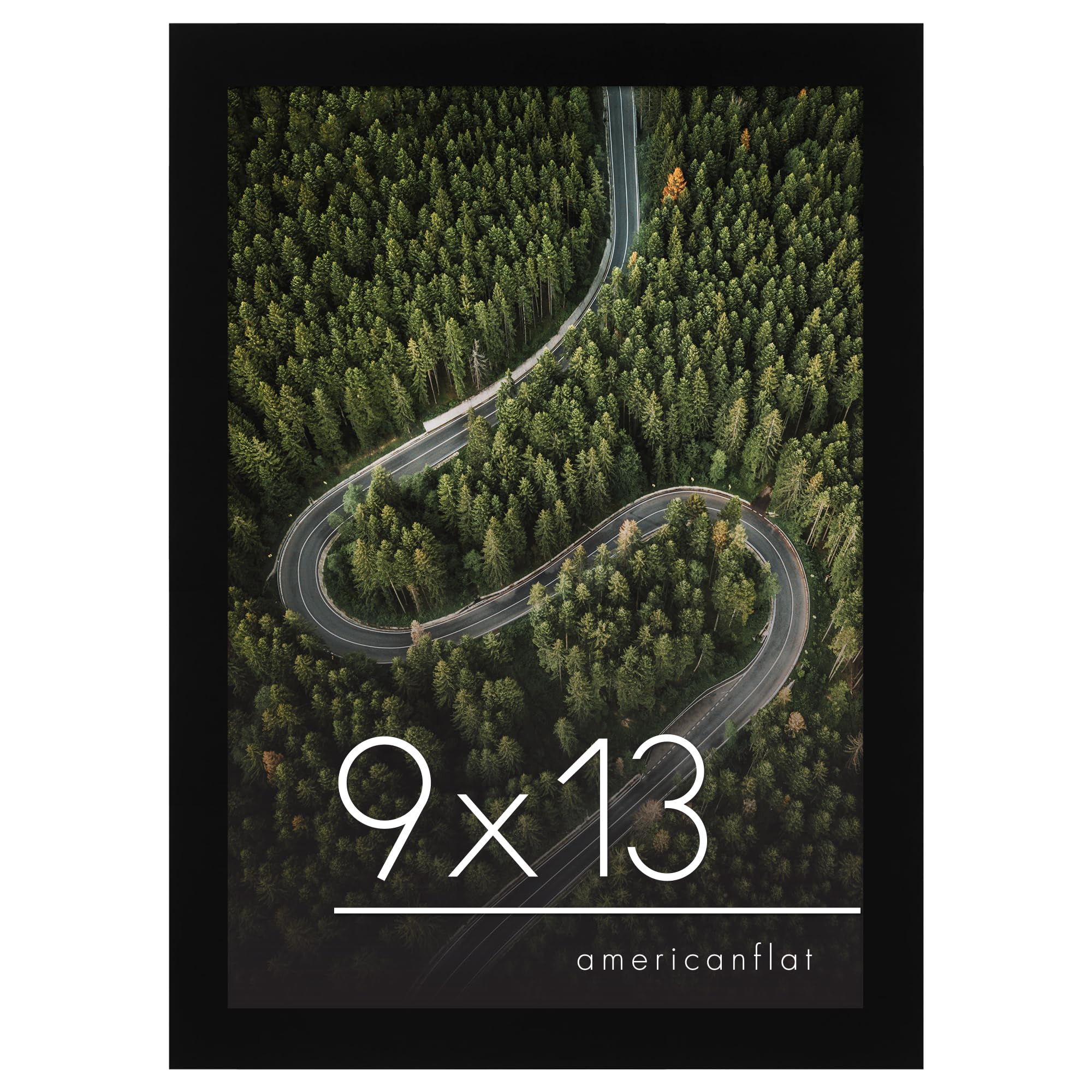 Amazon.com - Americanflat 9x13 Picture Frame with Shatter-Resistant ...