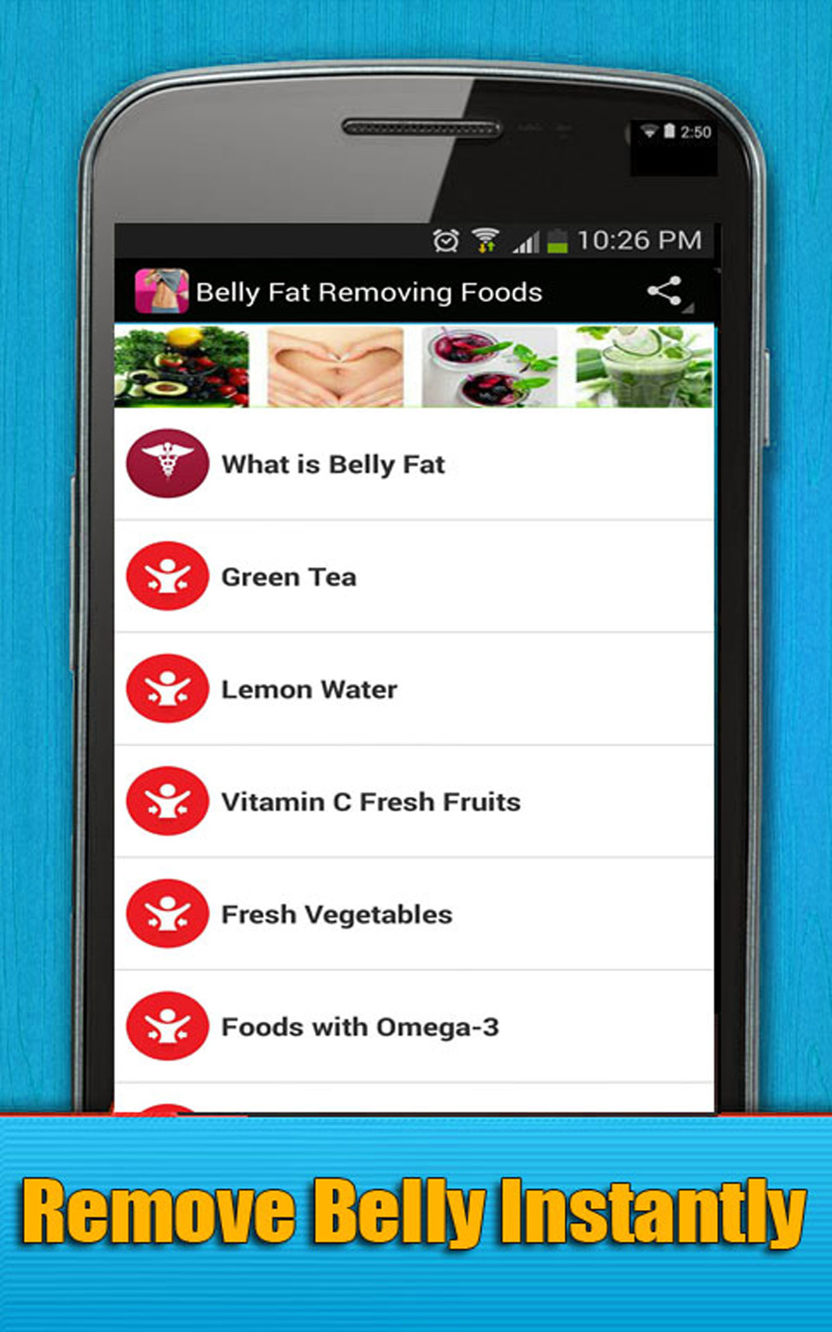 Belly Fat Removing Foods - App on Amazon Appstore