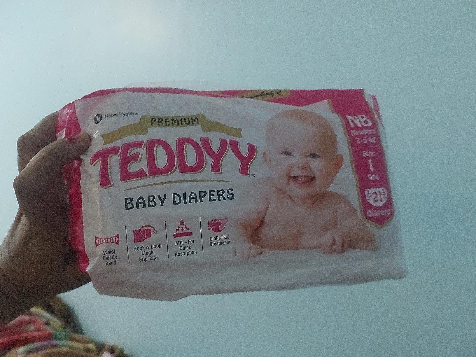 TEDDYY Baby Diapers Pants Premium New Born 126 Count (Pack of 6), 2-5 ...