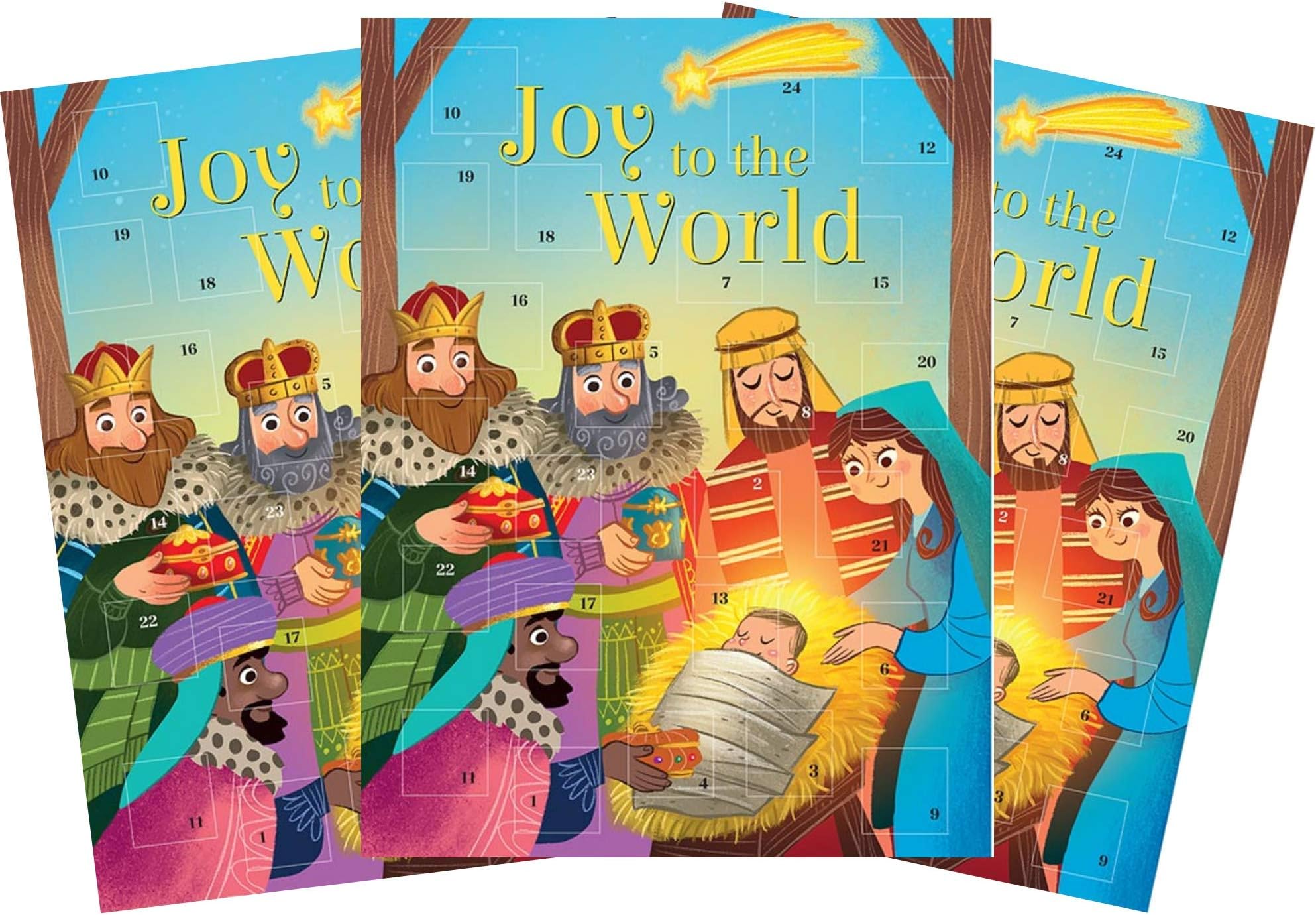 Amazon.com: 2024 Advent Calendar, Nativity Scene Jesus is Born ...