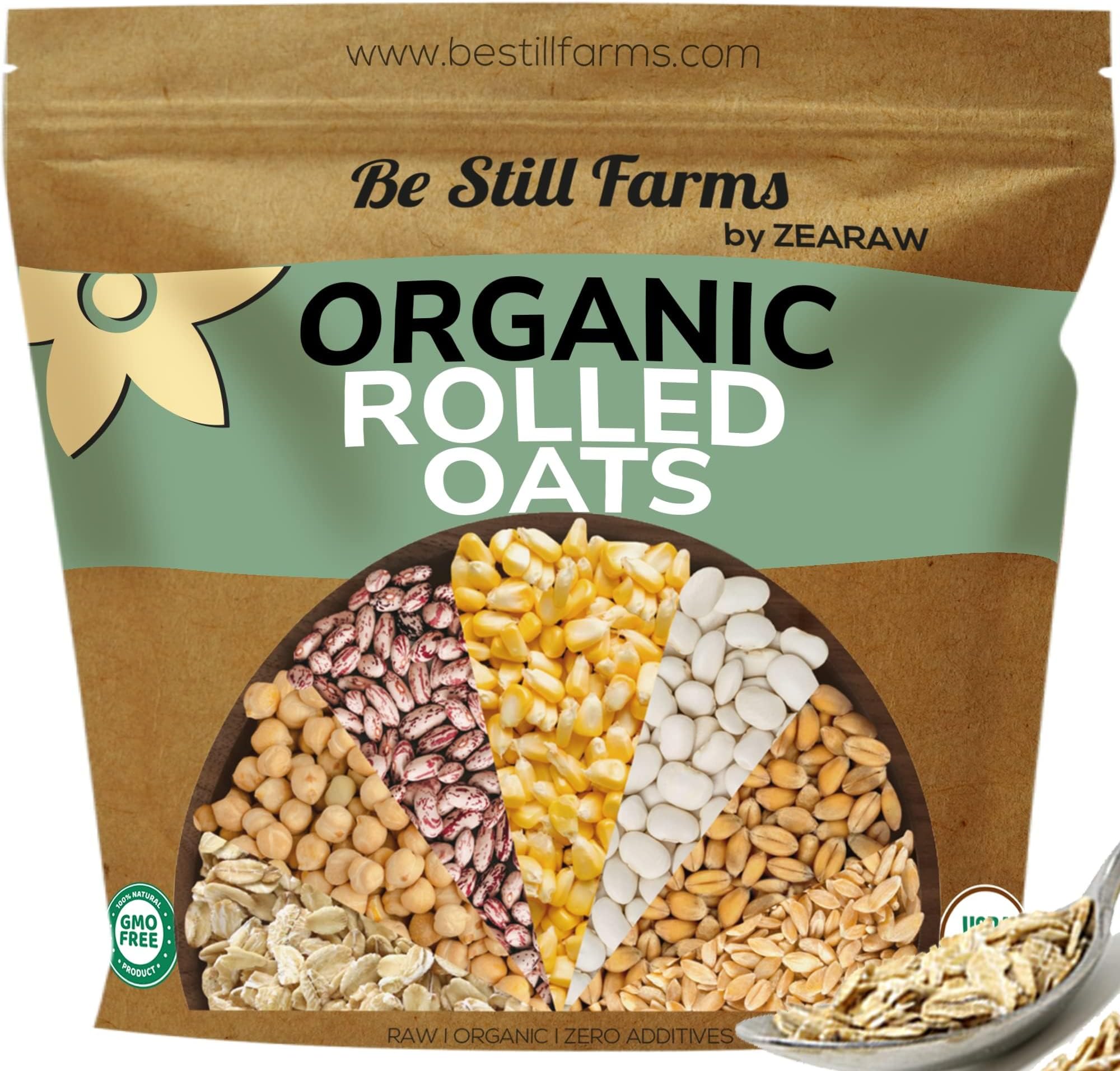 Amazon.com: One Degree Gluten Free Sprouted Rolled Oats 5 lbs. : One ...