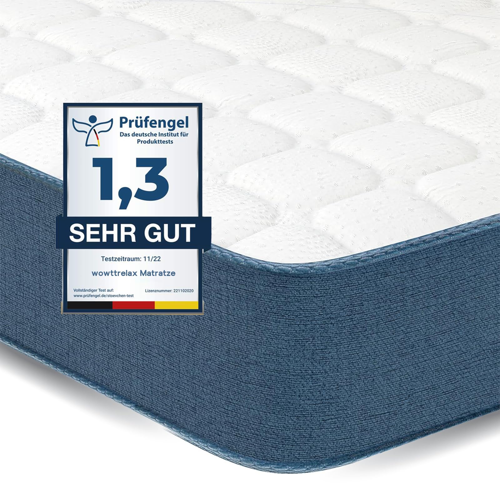 H4 fest Matratze 140x200, Höhe 20cm, 7-Zonen 140x200 ...