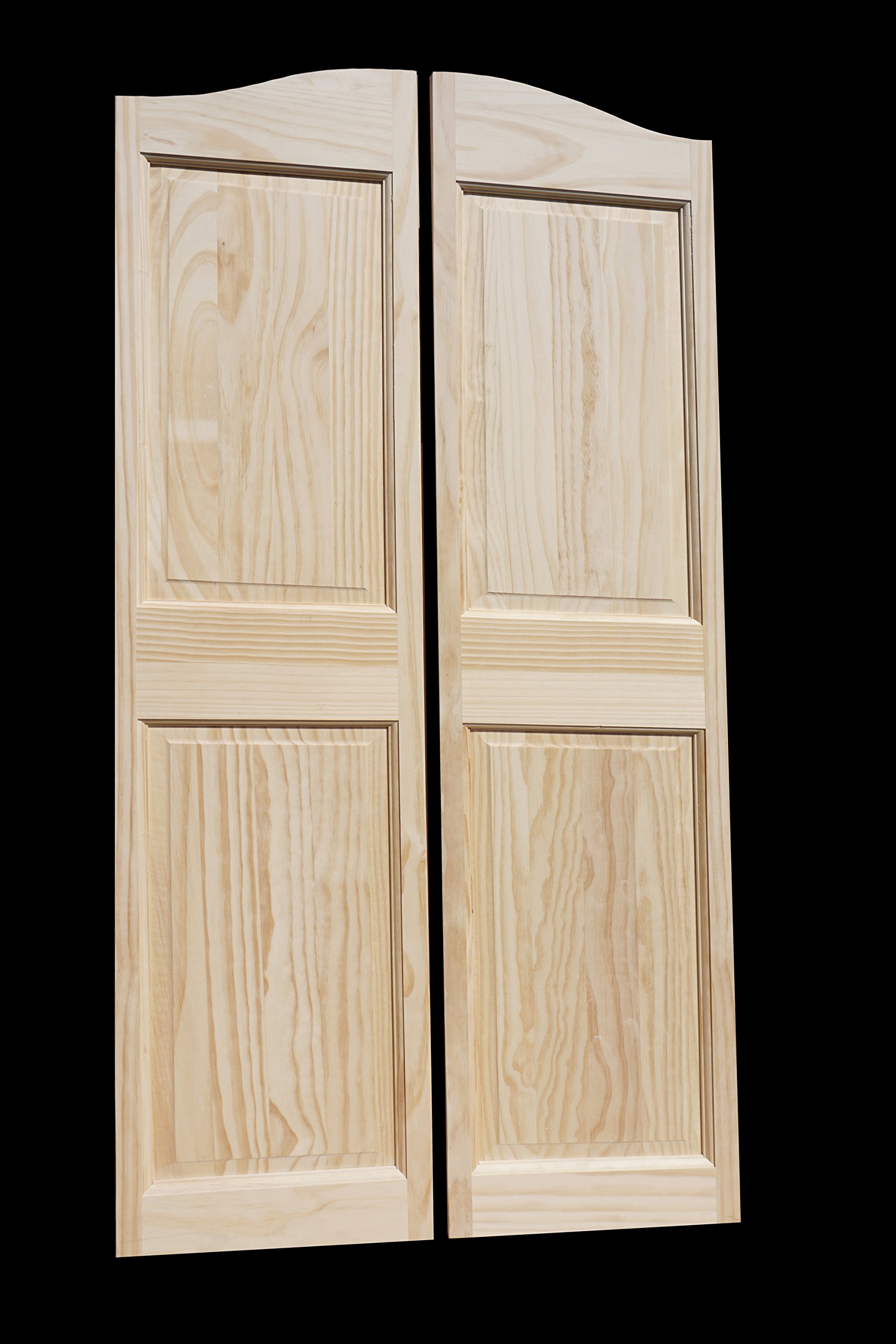 Buy Cafe Doors by Cafe Doors Emporium | 65"T Pine Raised 4 Panel Cafe ...
