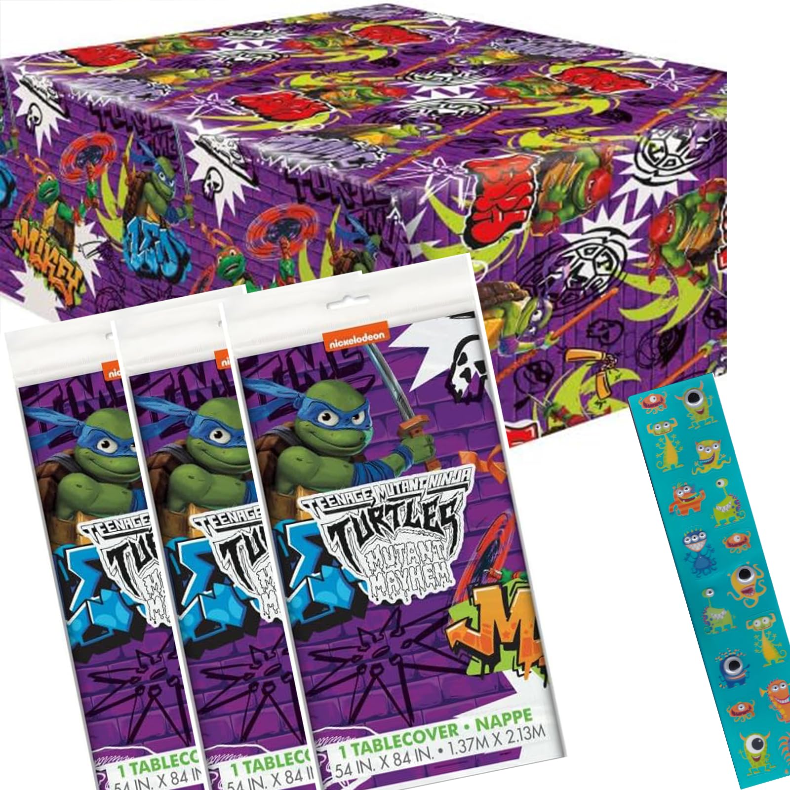 Amazon.com: Unique TMNT Teenage Mutant Ninja Turtle Birthday Party ...