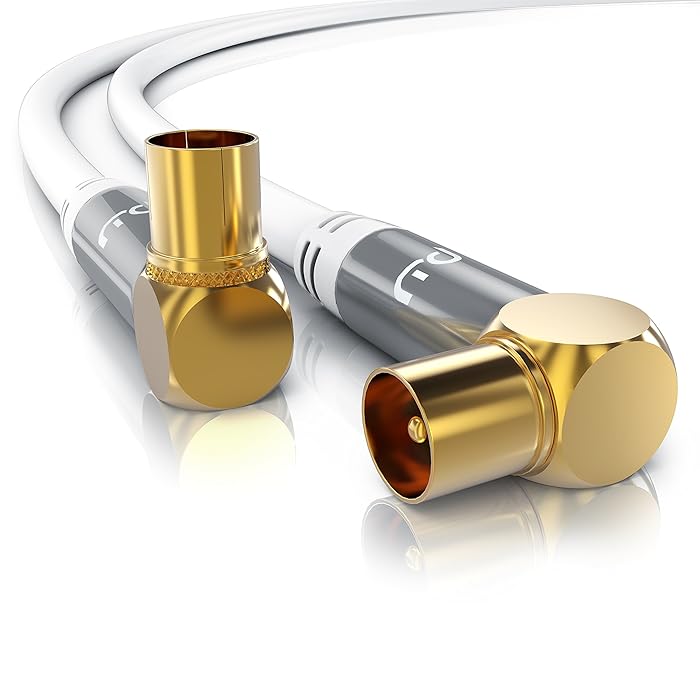 Buy 7.5m HDTV Antenna Cable 135dB 75 Ohm - Premium Coaxial Cable with ...