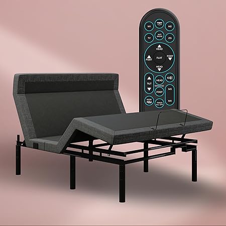 Amazon.com: iDealBed 4iT Custom Adjustable Bed Base, Pillow Tilt ...