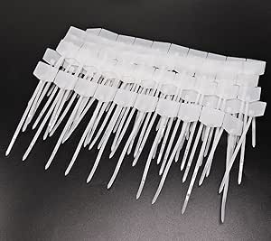 Amazon.com: YuGtcen 100pcs Cable Labels Tags, Plastic Nylon Zip Tie ...