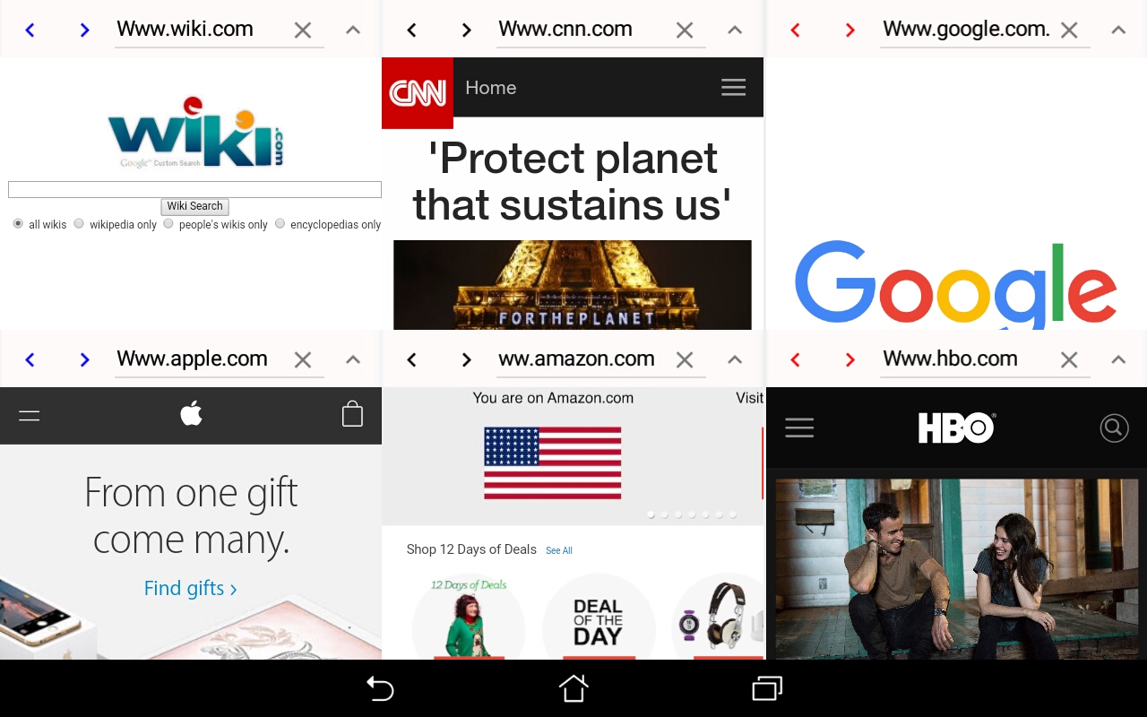 BrowserX6: 6 Browsers at Once - App on the Amazon Appstore