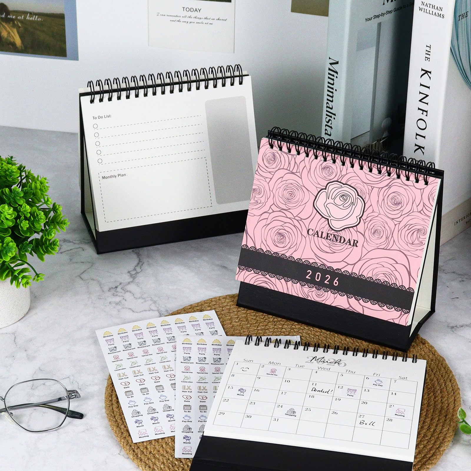 Snapklik.com : Koqye Desk Calendar 2025-2026 July To December 2026 ...