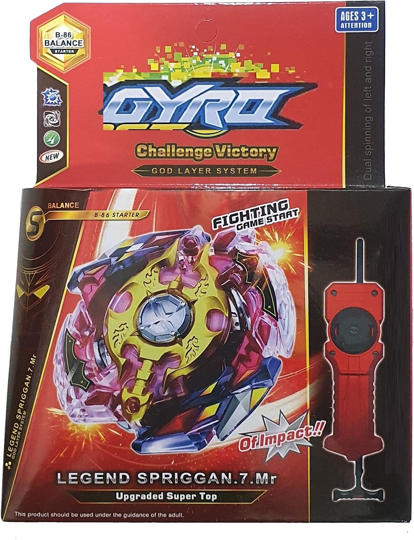 Buy AZAD57 Spinner Series Legend Spriggan Starter B-86 Starter Spinning ...