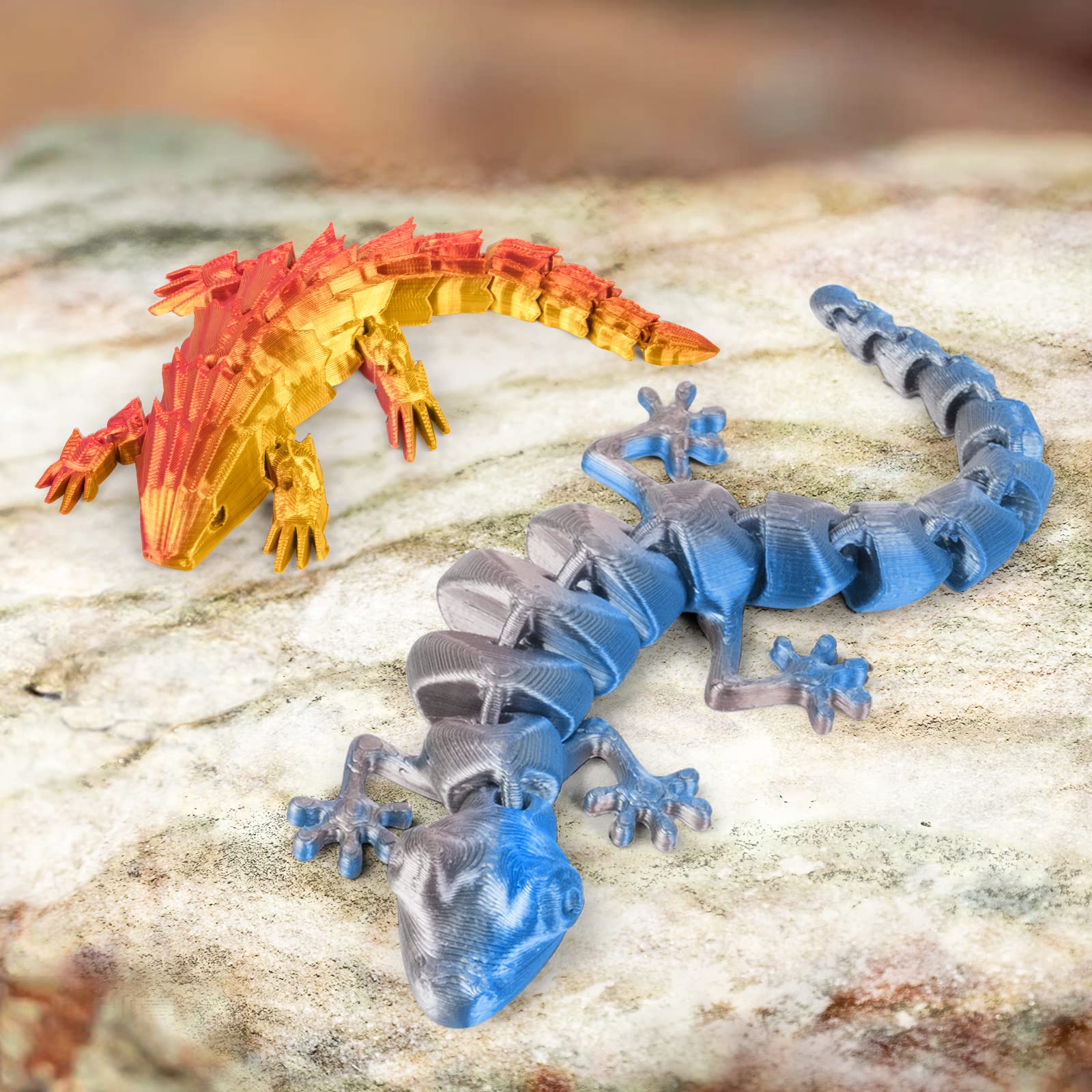 Snapklik.com : Silk PLA Filament 1.75mm, Dual Color Co-Extrusion Blue ...