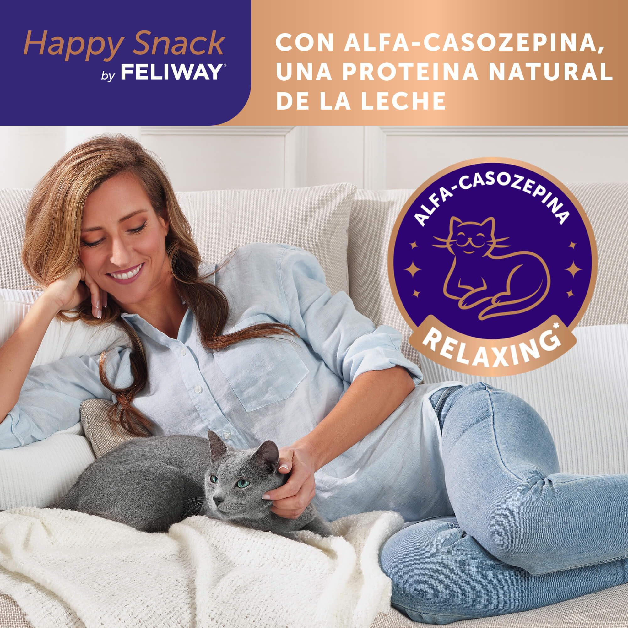 Happy Snack by FELIWAY Delicious Relaxing Chicken Flavour Treat for ...