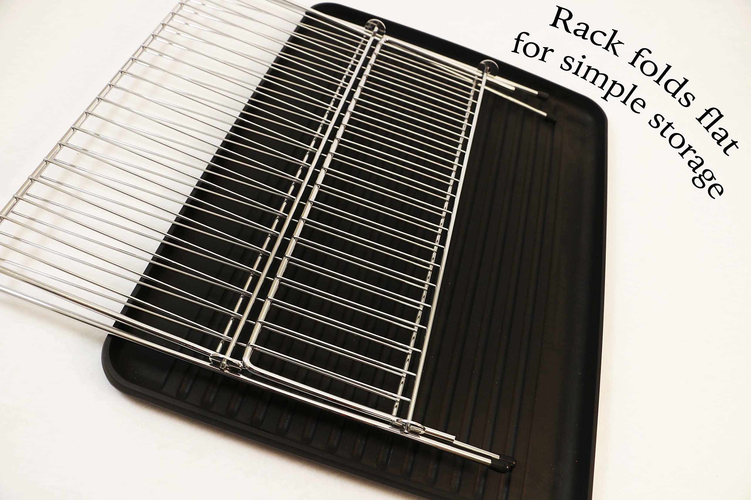 Buy AMERTEER Smart Design Dish Drainer Rack Steel Metal Wire Dish Rack ...