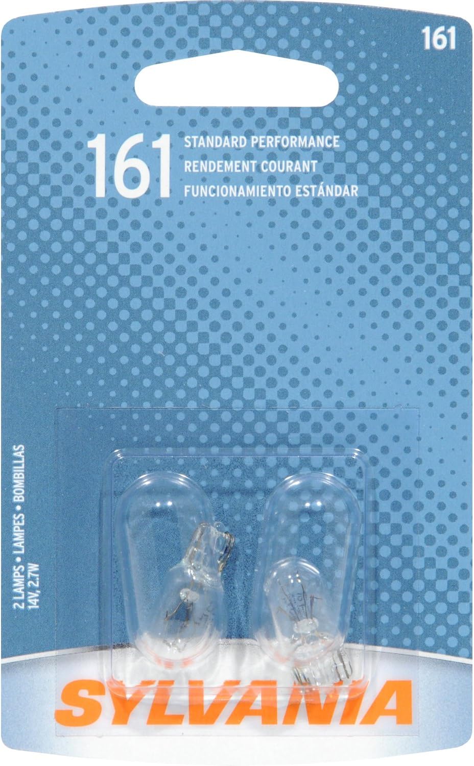 Amazon.com: SYLVANIA 161 Basic Miniature Bulb, (Contains 2 Bulbs ...