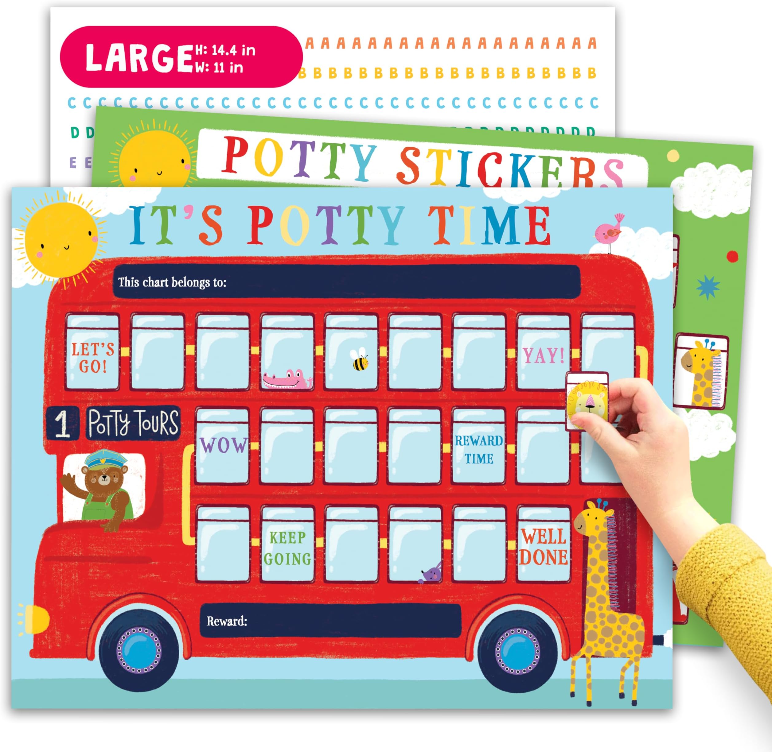 Amazon.com: Toilet Training Reward Chart for Children - Train to Poop ...