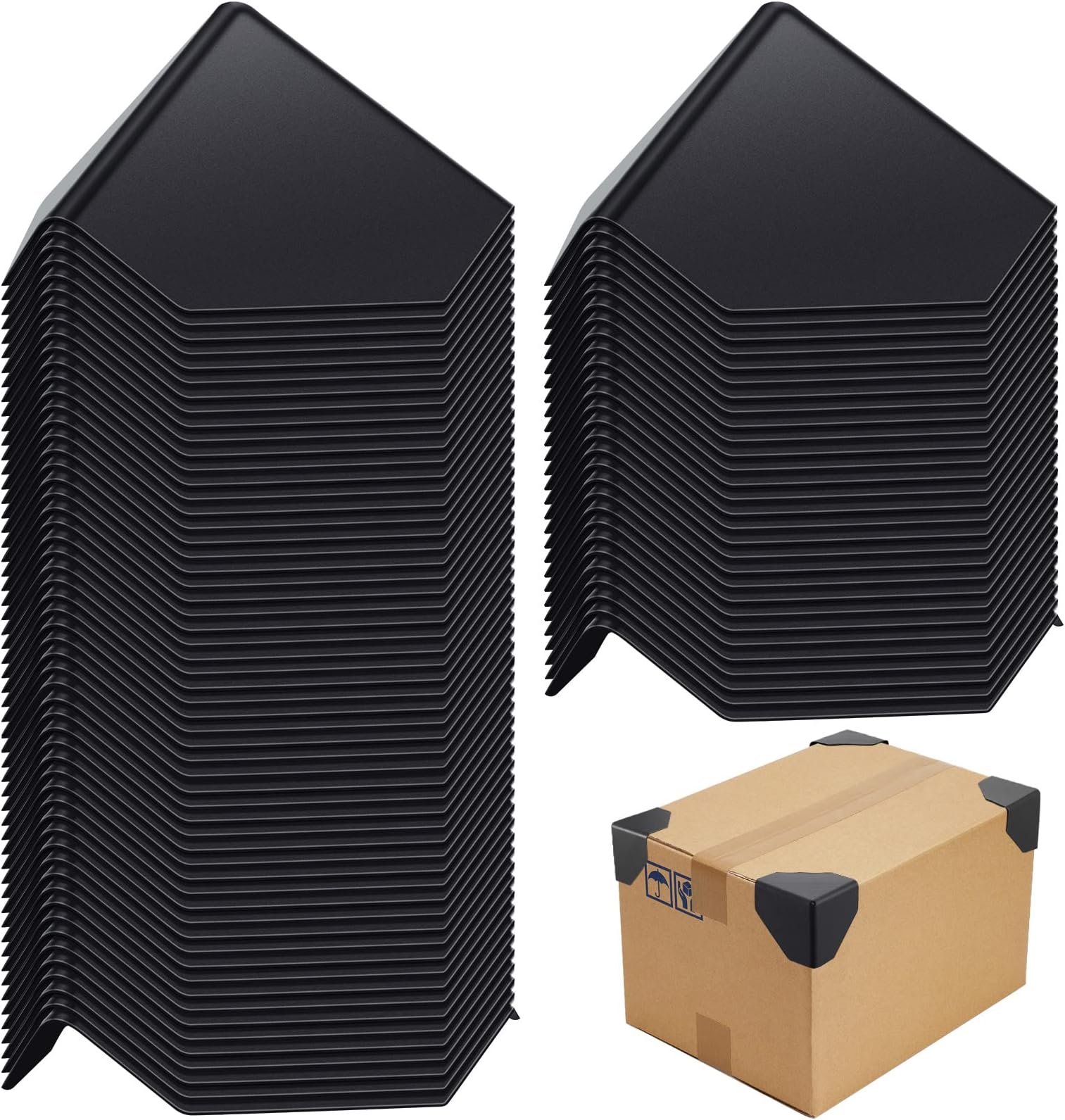 Amazon.com: ZENFUN 200 Pcs Packaging Edge Protectors, Plastic Heavy ...