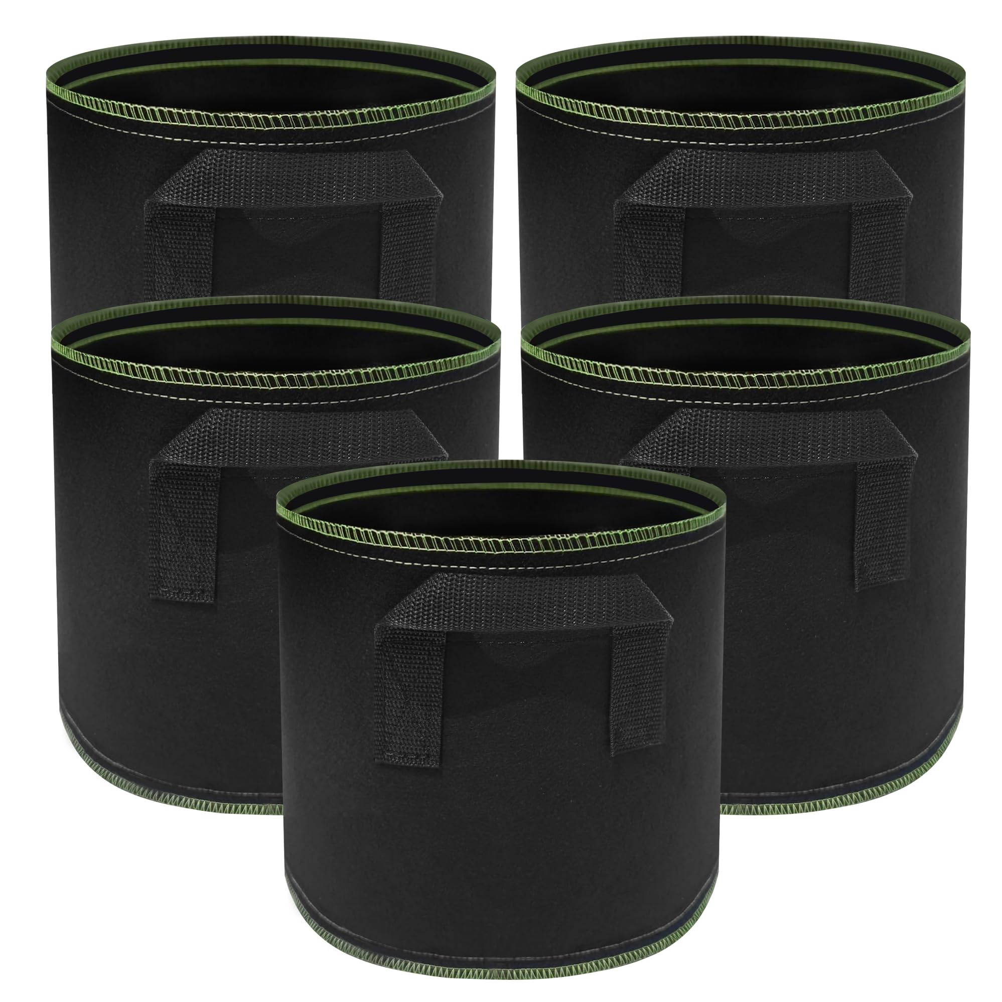 Amazon.com : Yoblink 5pack 10 Gallon Grow Bag,Grow Bags 10 Gallon,Grow ...