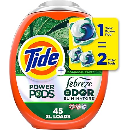 Amazon.com: Tide Power Pods Laundry Detergent Pacs with Febreze 32 ...