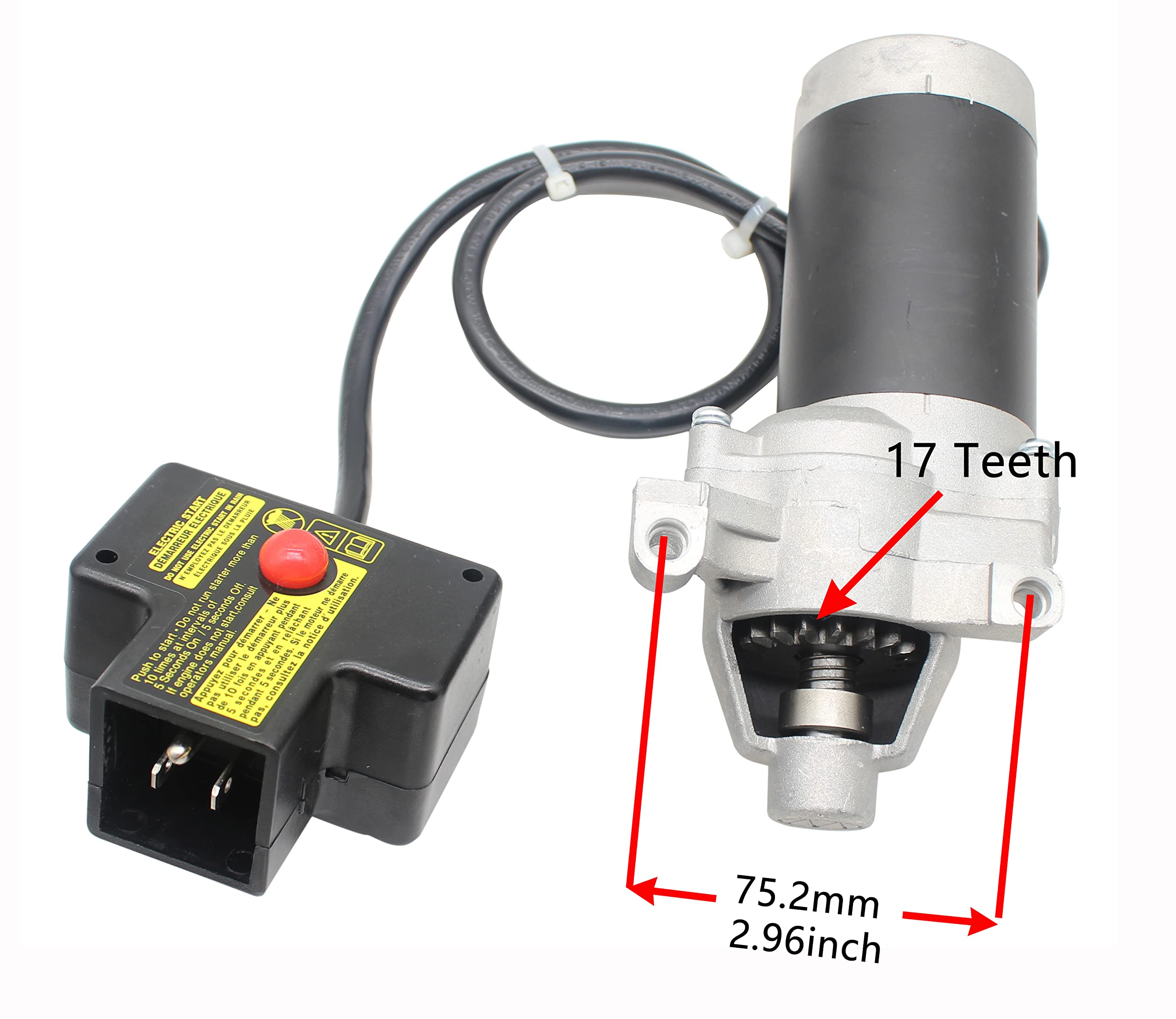 Snapklik.com : Fullas JQ170 Electric Starter Motor Fit For Troy-Bilt ...