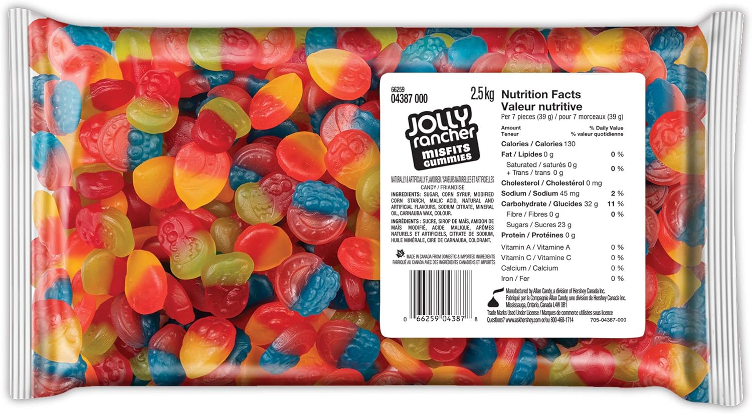 JOLLY RANCHER Misfits Gummy Candy, Assorted Candy Gummies to Share ...