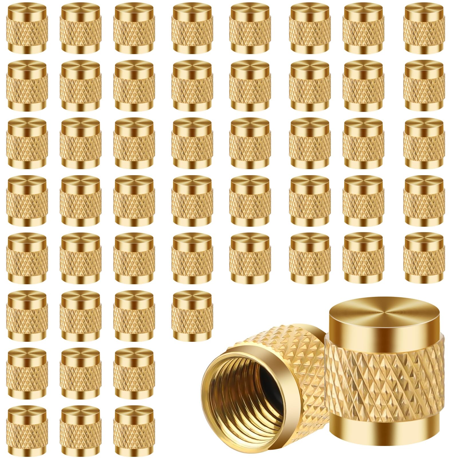 Amazon.com: 50Pcs 1/4 Flare Cap, Round Easy Installation Refrigerant ...