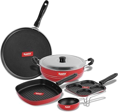 Amazon.com: Amazon Brand – Stone & Beam Hard-Anodized Non-Stick ...