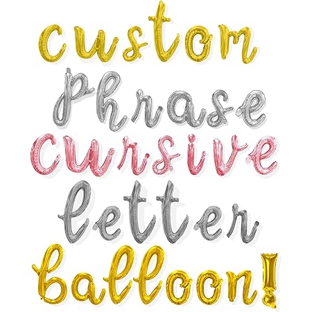 Amazon.com: TONIFUL 52 Pieces 16 Inch Red Letter A-Z Balloons Custom ...