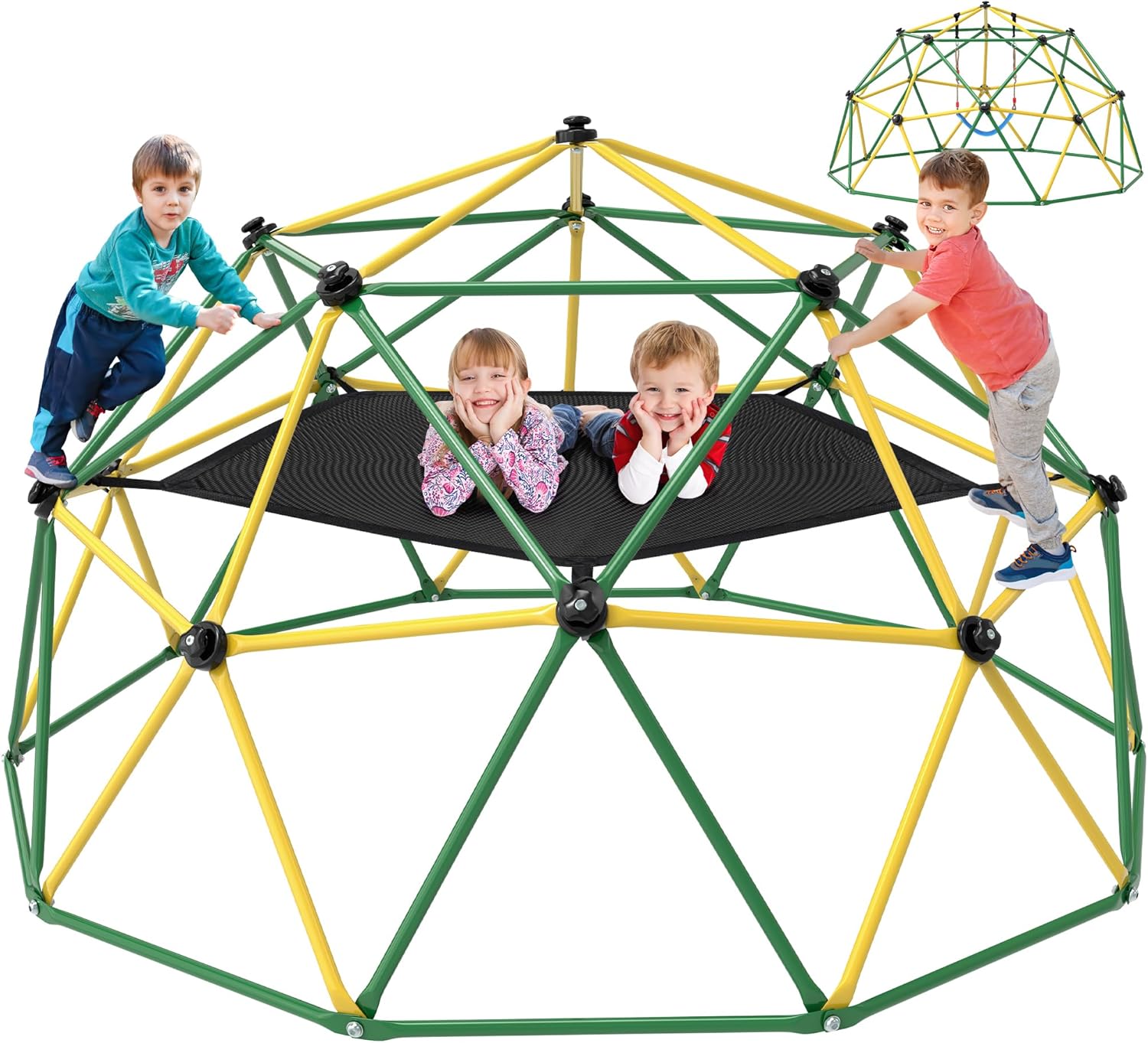 Amazon.com: Hapsor Climbing Dome, 10FT Dome Climber with Hammock ...