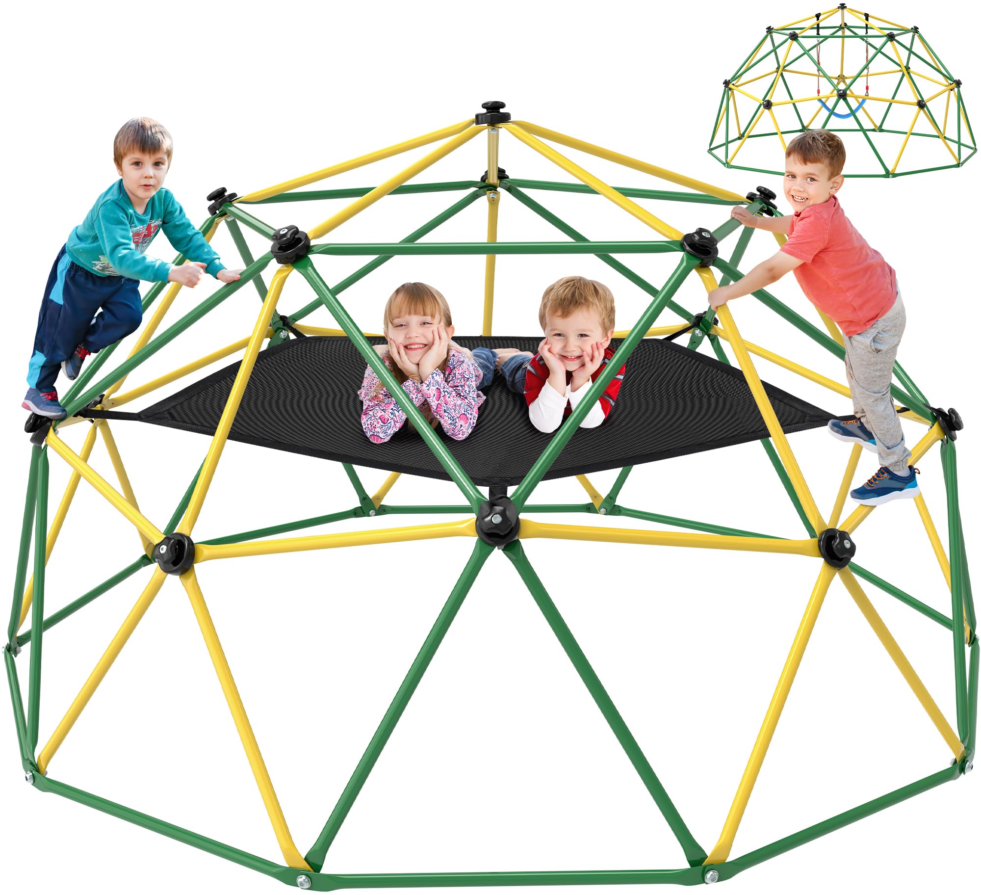 Amazon.com: Hapsor Climbing Dome, 10FT Dome Climber with Hammock ...