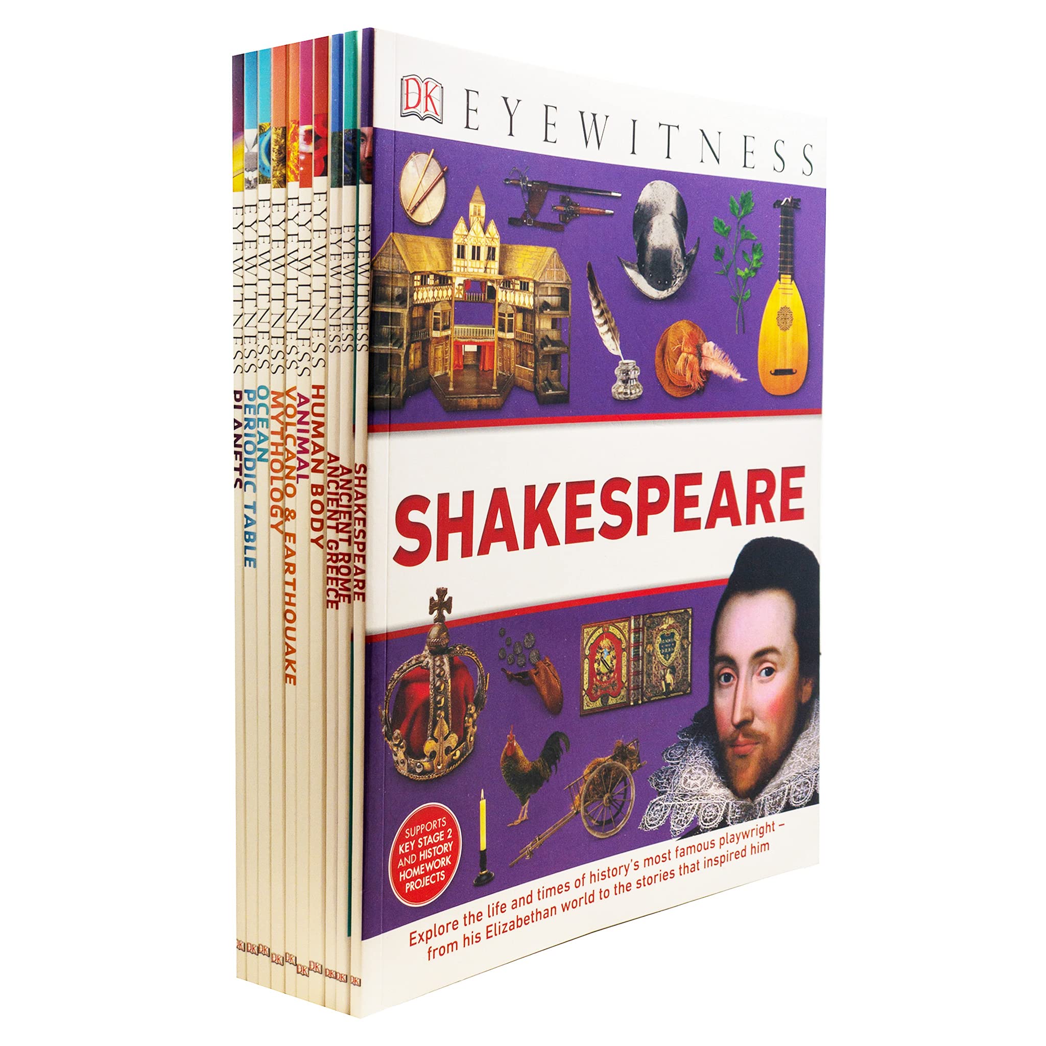 Dk Eyewitness Collection 10 Books Set Shakespeare Ancient Rome Ancient ...