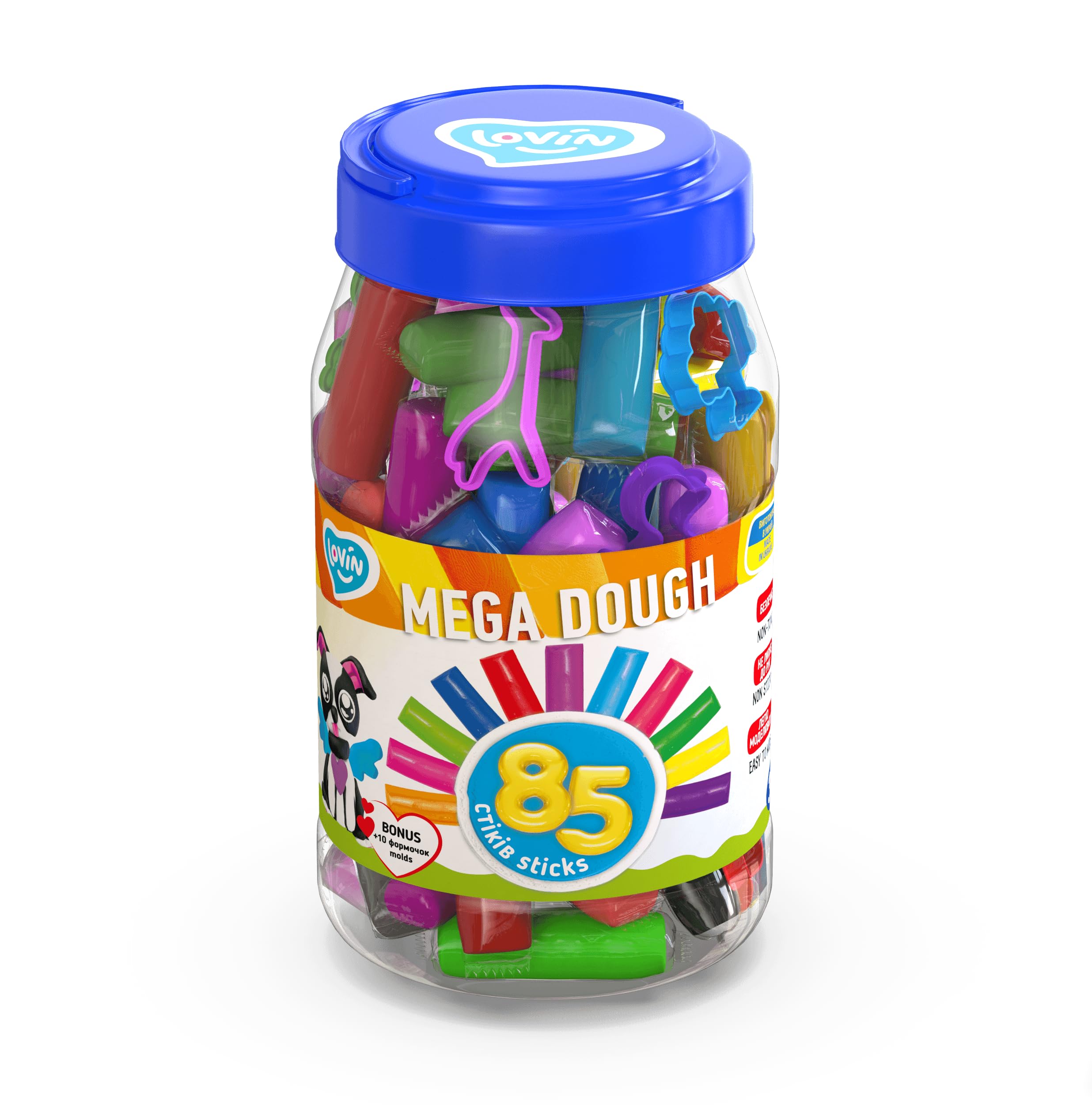 Mega Dough 85 Sticks Lovin Sculpting Set, Craft Kits for Kids – Arts ...