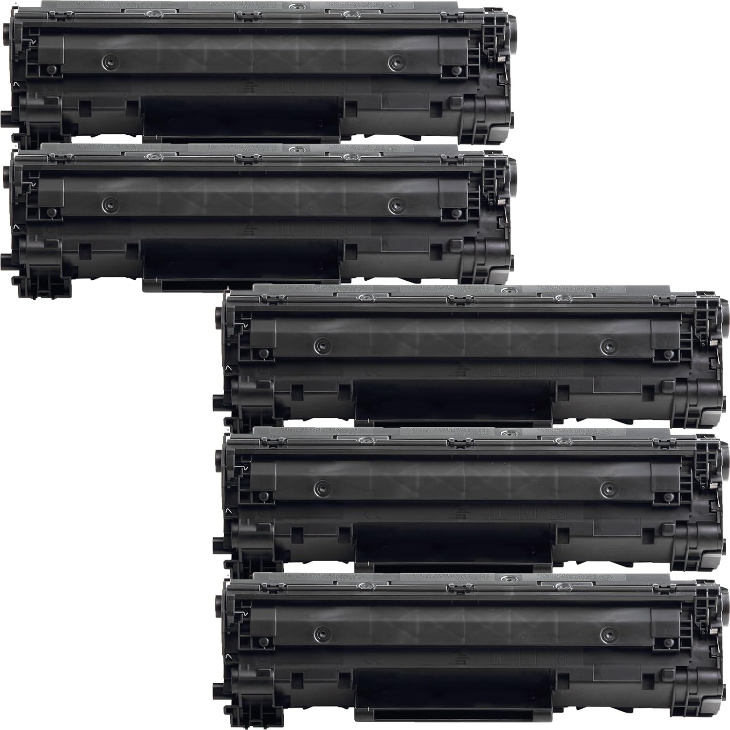Amazon.com: Inktoneram 5 Replacement Toner cartridges for Canon 128 ...