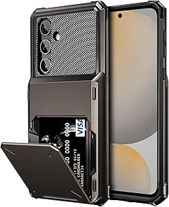 Amazon.com: Vofolen for Samsung Galaxy S24 FE Case Wallet with Card Holder Dual Layer Heavy Duty ...