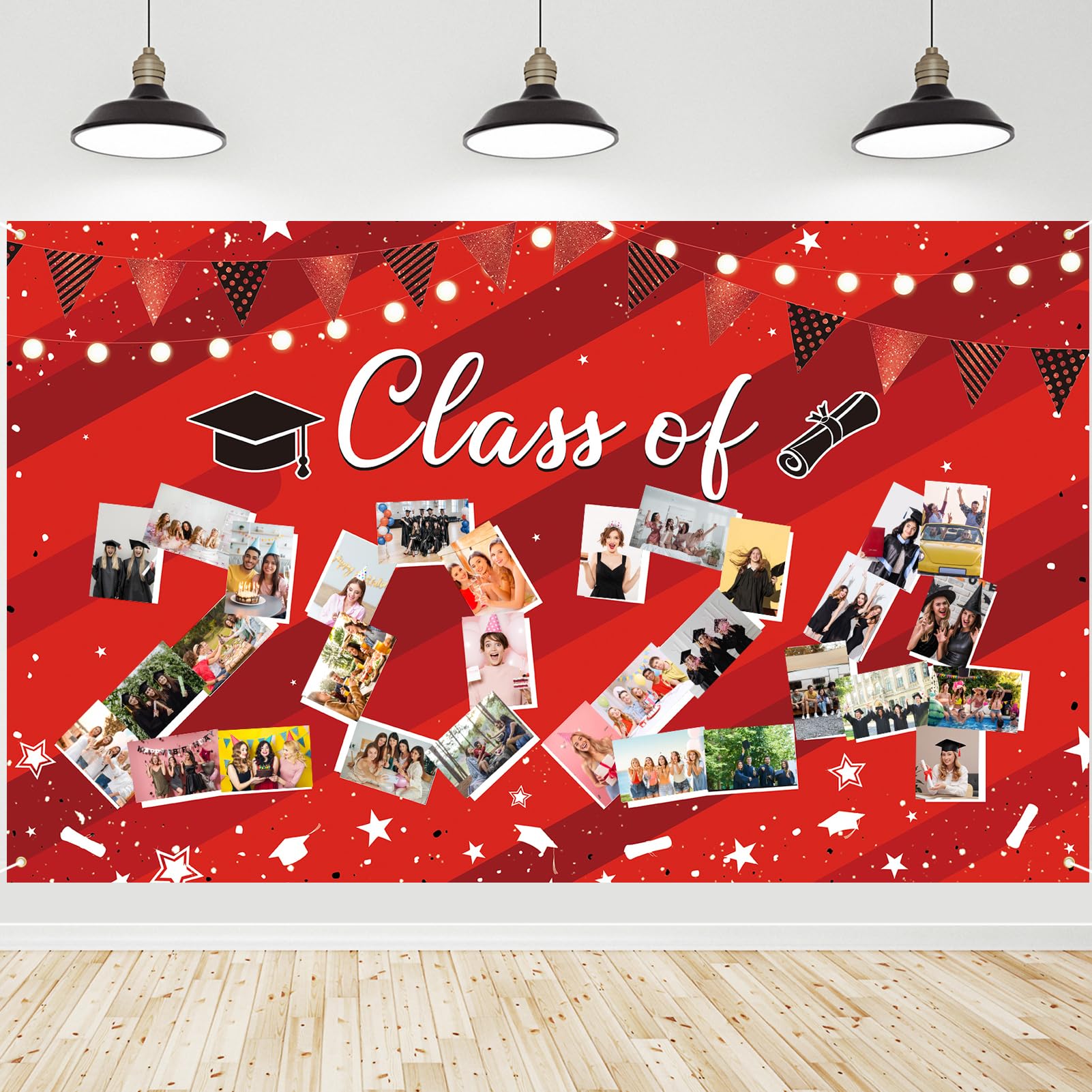 Snapklik.com : Roetyce Graduation Decorations Class Of 2024, Red ...