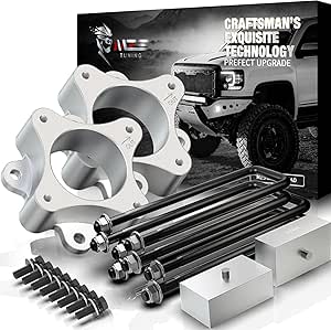 Amazon.com: MZS Full Leveling Kit 3" Front Lift Kiit + 2" Rear Lift ...